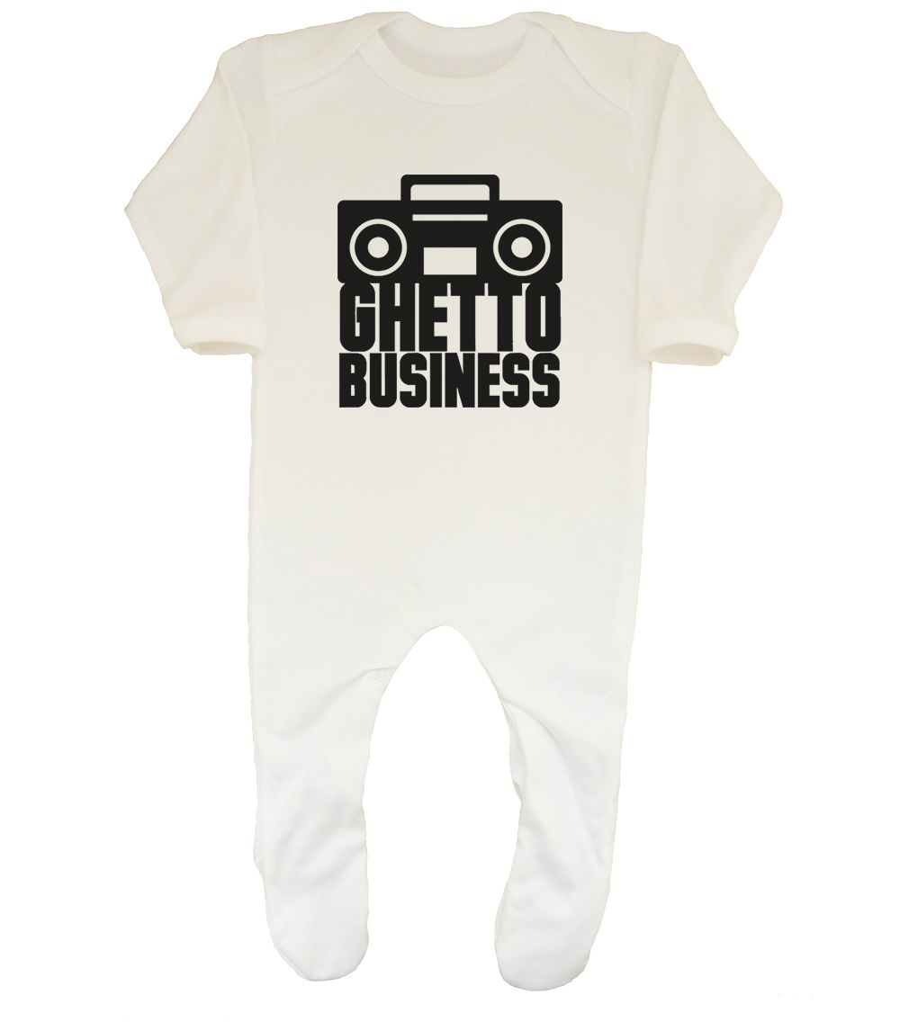 Ghetto Business Boys Girls Baby Grow Sleepsuit | eBay